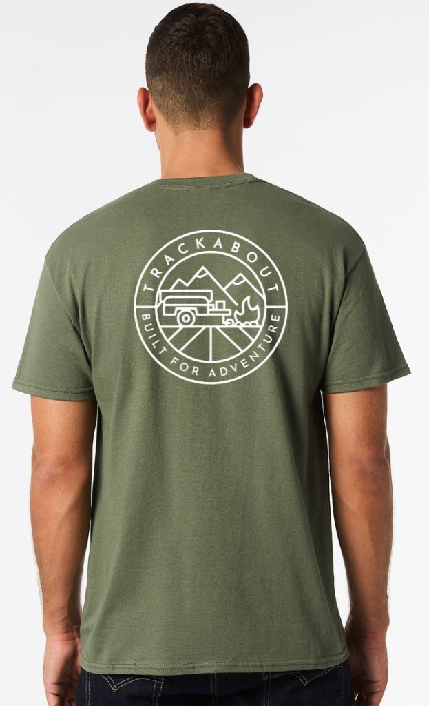 Mixed Tee - Trackabout Built For Adventure - Beachside - Trackabout