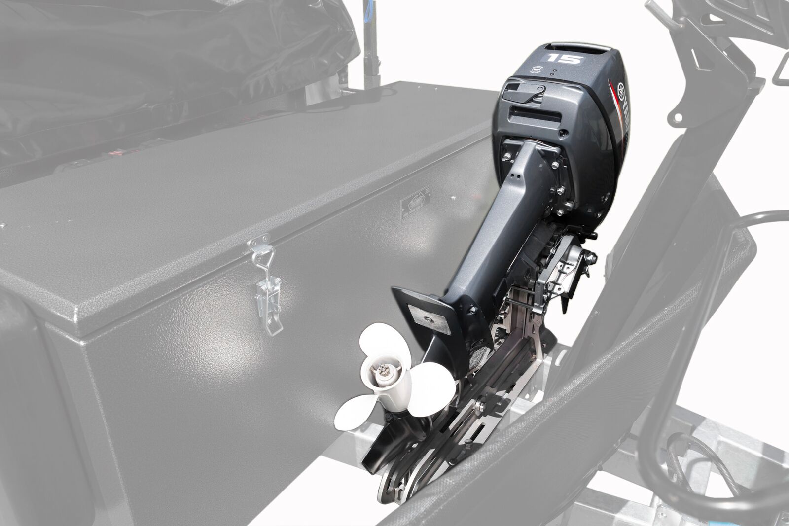 Outboard carrier - Available in long or short shaft - Trackabout
